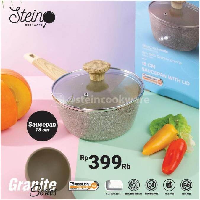 Stein Steincookware Sauce Pan 18cm Plus Lid | Lazada Indonesia