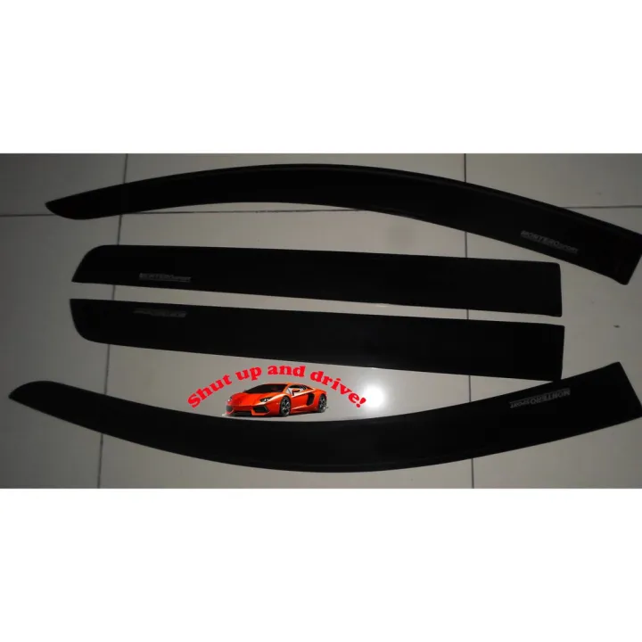 Rain Visor or Window Rain Guard for Montero Sport 2016-2018 | Lazada PH