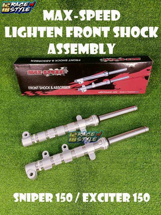 MAX-SPEED LIGHTEN FRONT SHOCK ASSEMBLY YAMAHA SNIPER 150 / EXCITER 150 ...