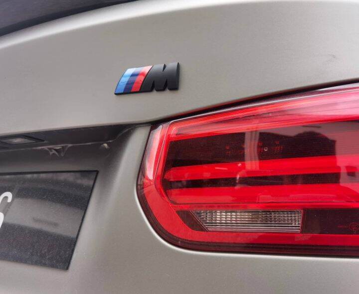 BMW M Emblem Rear Trunk M Sport Logo Badge in Black | Lazada