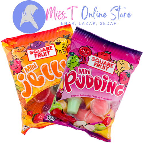 [MT] Square Fruit Mini Jelly/Pudding 300gm | Lazada