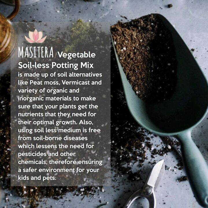 Masitera Vegetable Soil-less Potting Mix 5 Liters | Lazada PH