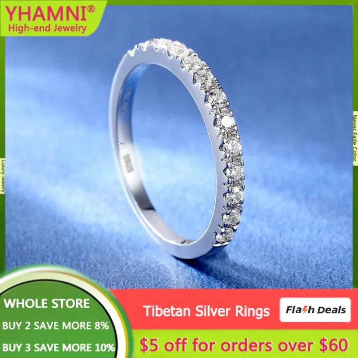 With Credentials Aesthetics Stackable Ring Pure White Gold Color 925 ...
