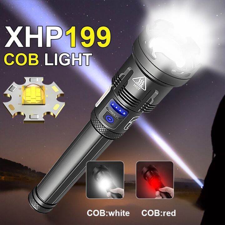 【Philippines Stock】XHP199 Super Powerful Led Flashlight 88W 1000000 ...