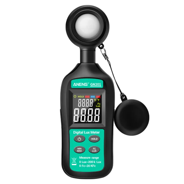 [YP-Tehongrn]GN201 Luxmeter Digital Light Meter 200K Lux Meter ...