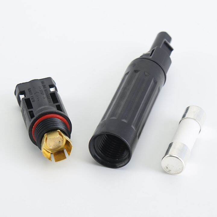 Solar PV Connector Fuse Tube IP67 Waterproof Connector Male and Female ...