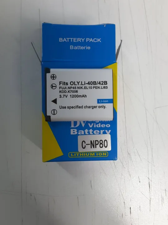 แบตเตอร์รี่กล้อง Digital Camera Battery : CASIO : CNP-80 /NIKON : E ...
