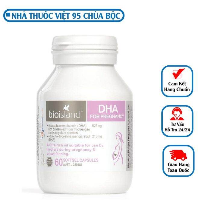 Viên Uống Bioisland Dha For Pregnancy – Dha Cho Bà Bầu 60 Viên Của Úc - FreeShip Max - Nhà Thuốc ...