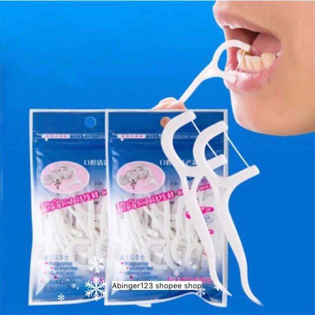 Cod teeth clean care floss thread dental glosser plastic | Lazada PH