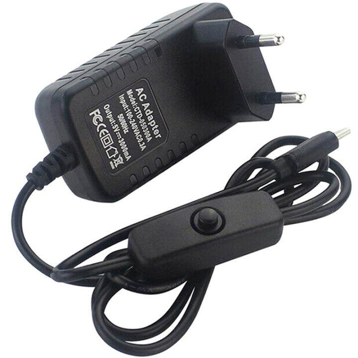 chaju1797160 For Raspberry Pi 4 Model B Power Supply Adapter Charger ...