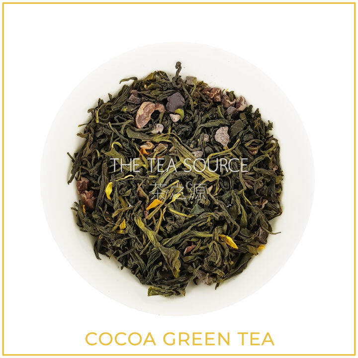 Cocoa Green Tea | in Glass Bottle 60g | Tea Source MNL | Lazada PH