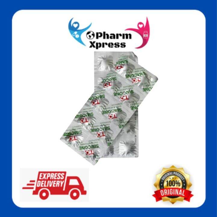 TO Simcone 80mg tab 10's | Lazada