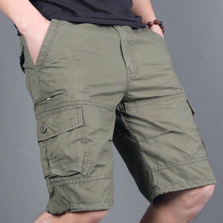 WY&YW 5686# Cargo Short Plsin For Men with belt | Lazada PH