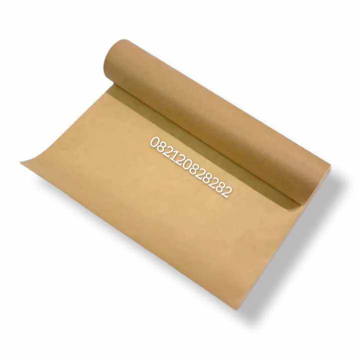 20 LEMBAR - Kertas Samson Coklat / KERTAS Kraft uk 60cm X 90cm- 1 roll ...
