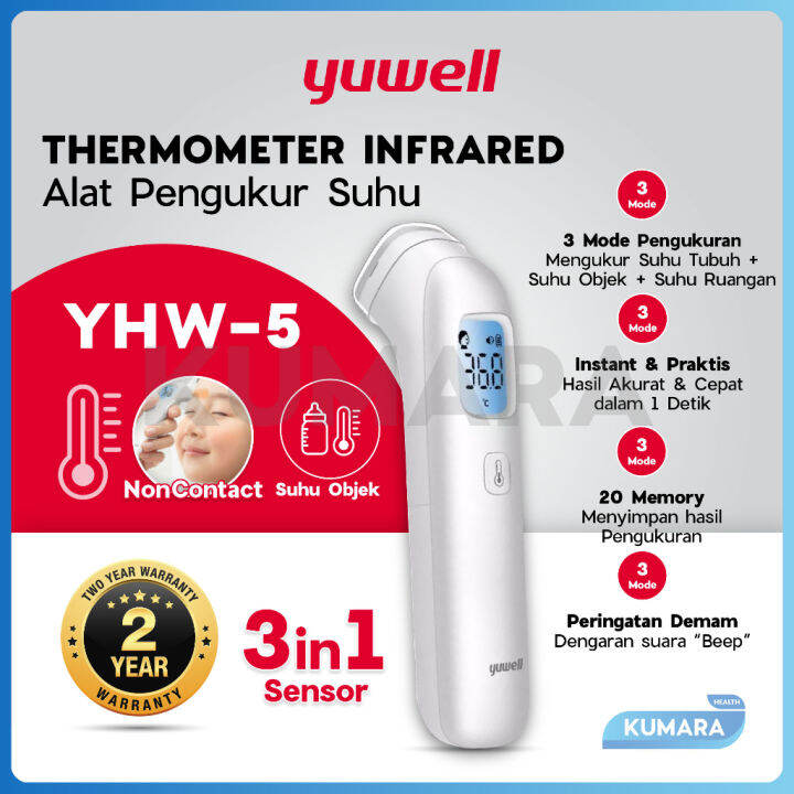 YUWELL - Thermometer Head YHW 5 3in1 Sensor / Thermometer Non Contact | Lazada Indonesia