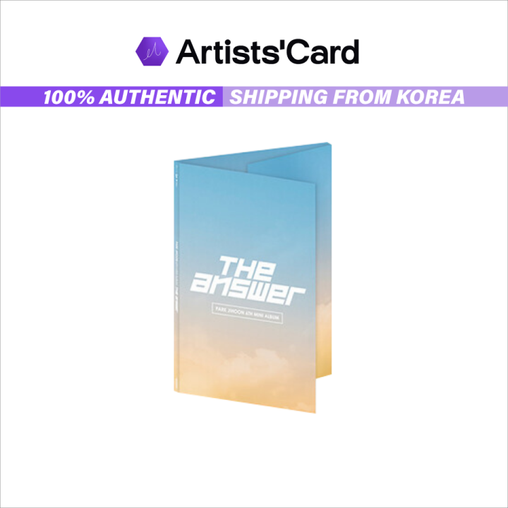 PARK JIHOON - 6th Mini Album [THE ANSWER] (Platform ver.) | Lazada.co.th