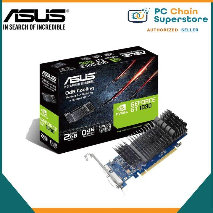 ASUS GeForce GT 1030 2GB GDDR5 GT1030 low profile graphics card for ...