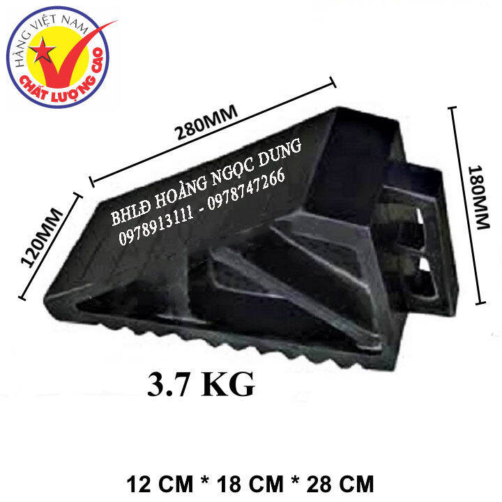 Cục Chèn Bánh Xe Oto Tải Cục Căn Bánh Xe Tải Bền Tiện Loại To