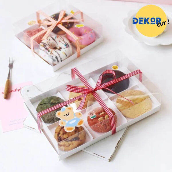 dekorcuy BOX MIKA DONAT box packaging kue ulang tahun box hampers cake ...