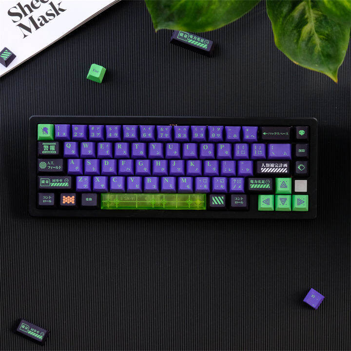 GMK EVA Keycap 129 Keys Cherry Profile PBT Five-Sided Sublimation ...