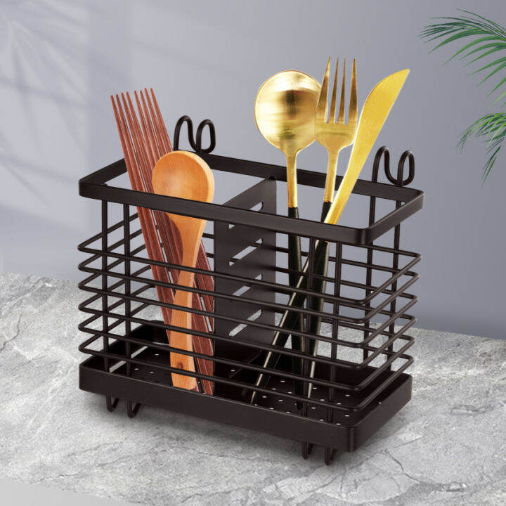 Cutlery Holder Stainless Steel Kitchen Sink Caddie Cutlery Drainer ...