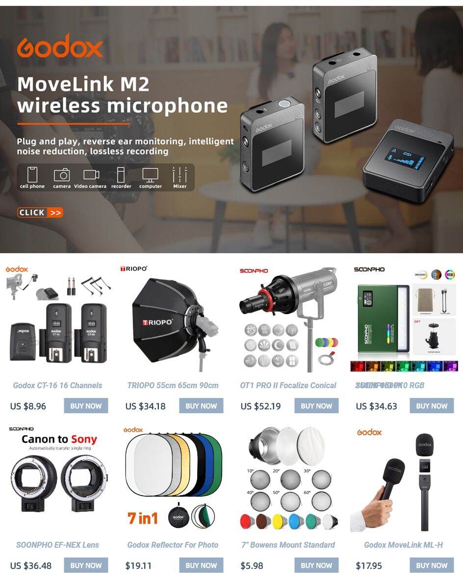 Godox CT-16 16 Channels Wireless Radio Studio Flash Trigger Transmitter ...