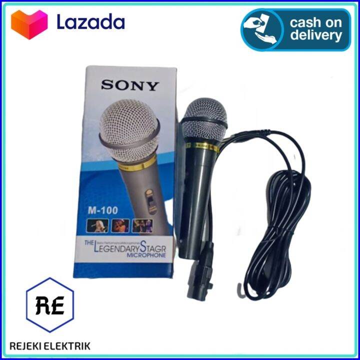 Mic Sony Vocal Microphone Mic Kabel - Mic Genggam Murah Berkualitas ...