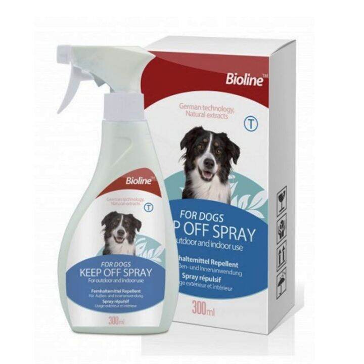 Bioline Keep Off Spray for Dogs 300ml Repellent Spray Keep your Away ...