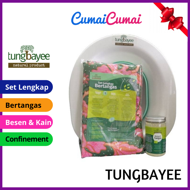 Tungbayee Set Lengkap Bertangas dengan Kain dan Besen Tangas | Lazada