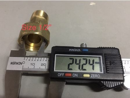WATER METER BRASS COUPLING 1/2" | Lazada