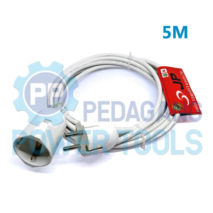KABEL LISTRIK TAMBAHAN 5 METER EXTENSION COLOKAN STOP KONTAK EKSTENSI ...