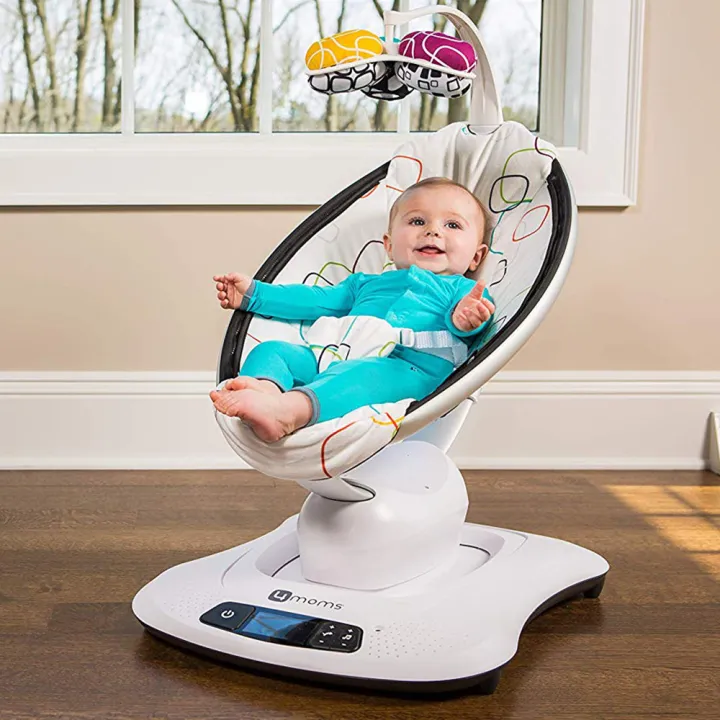 Electric Baby Swing 4moms Mamaroo Baby Rocking Chair Soothes Baby ...