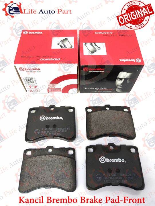 Original Brembo Brake Pad Kancil Front Depan Brake Pad | Lazada