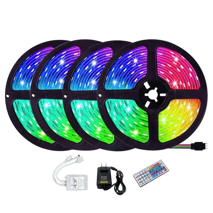 20M LED Strip Light RGB 3528 Color Changing LED Flexible Lights with 44 ...