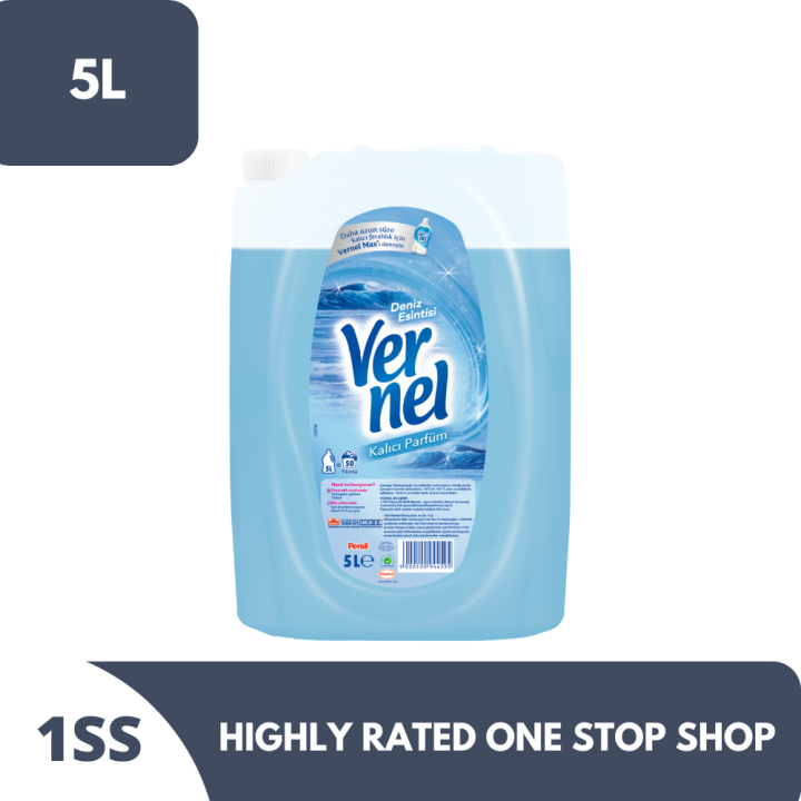 Vernel Fabric Softener, Sea Breeze 5L | Lazada PH