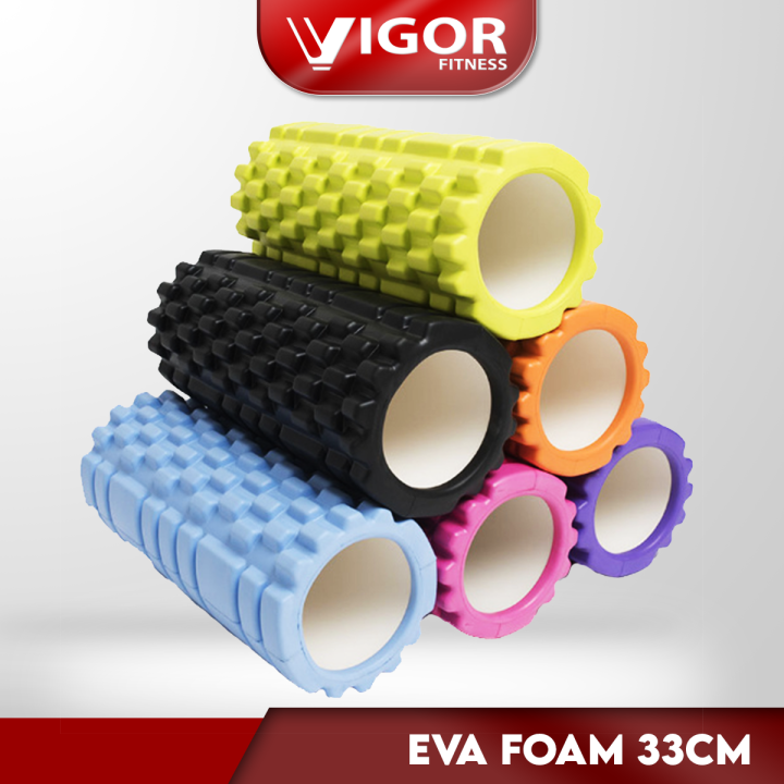 Gym Yoga Exercise Fitness EVA 33cm Foam Hollow Roller Physio Massage Equipment | Lazada