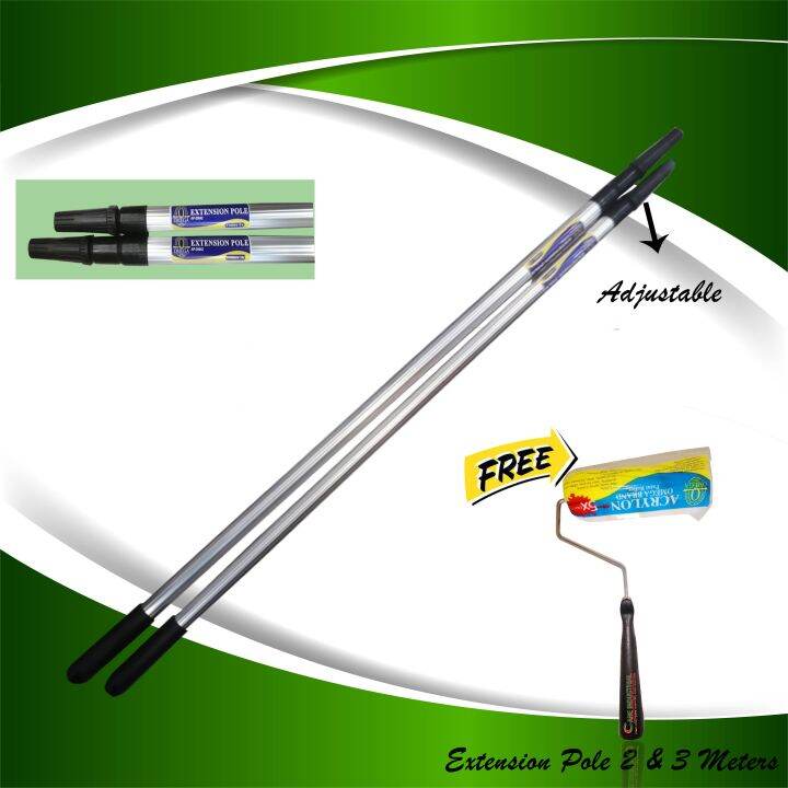 OMEGA Extension Pole 2&3 Meter With Free Arcyclone Omega Paint Roller ...