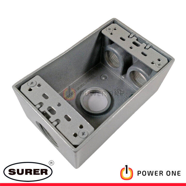 Surer 1131 1 Gang Utility Box, Four 3/4" Holes | Lazada PH