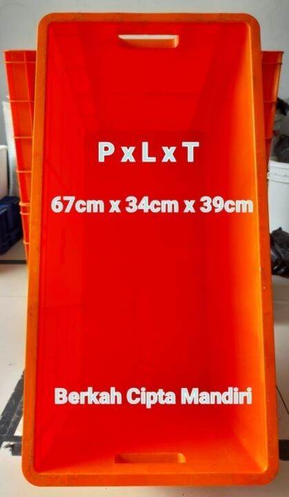 Box rabbit plastik Premium Container Rapat Keranjang Tebal 6658 ...