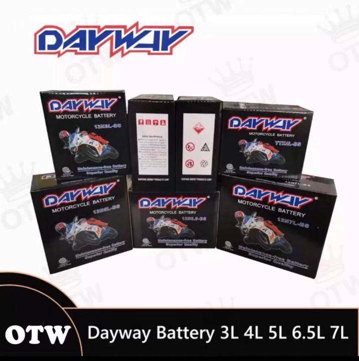 LTC Original Motorcycle Battery Dayway/Laiya 12N-BS 2.5L/3L/4L/5L/6.5L ...