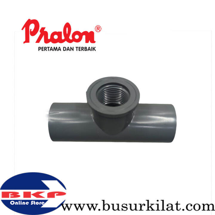 TDD 1/2 Inch PVC Pralon AW / Tee Drat Dalam Pralon / Fitting Pralon ...