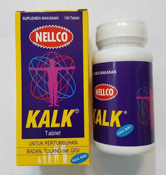 Kalk Nellco Tablet isi 100 - Kemasan Botol | Lazada Indonesia