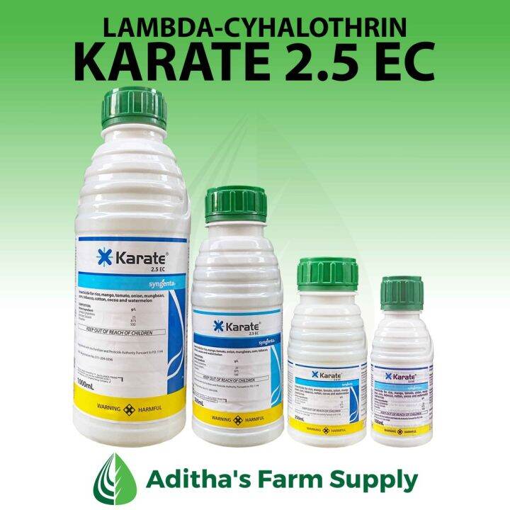 Karate 2.5 EC (Lambda-cyhalothrin) Insecticide for Rice, Mango, Tomato ...