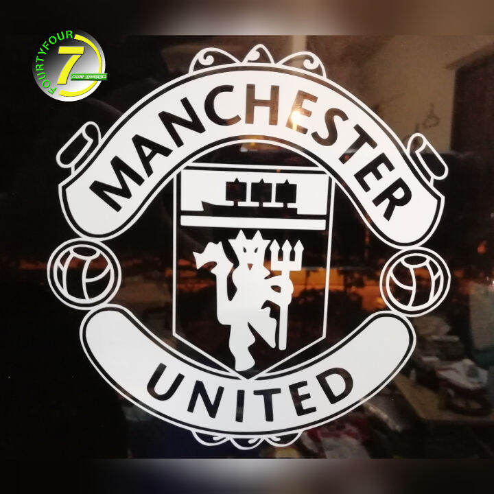 Manchester United Logo sticker (car/motorcycle-stick from outside) | Lazada
