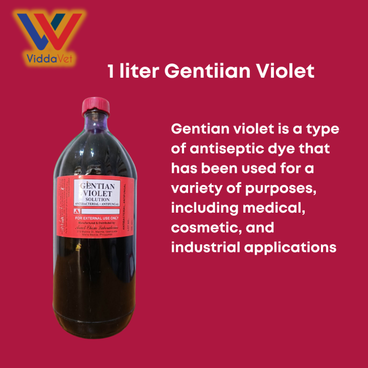 Gentian Violet 1 bottle solution antiseptic 1 bottle 1 liter Gentian ...