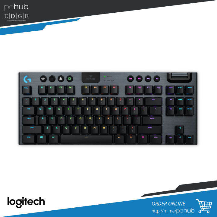 Logitech G913 RGB TKL Light Speed, wireless mkb mechanical keyboard ...