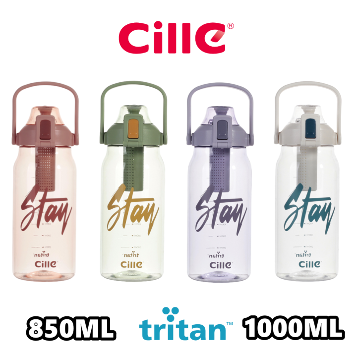 Cille Tritan Water Bottle BPA-Free Plastic Hand Carry Water Bottle Botol Air Plastik XL-2330/ ...