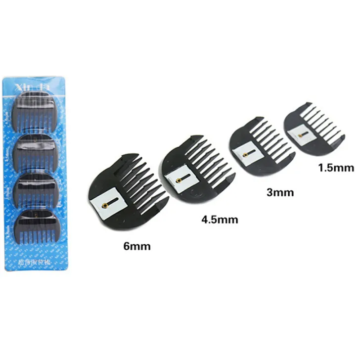 Magical 4Pcs Universal Hair Clipper Limit Comb Guide Attachment Size ...