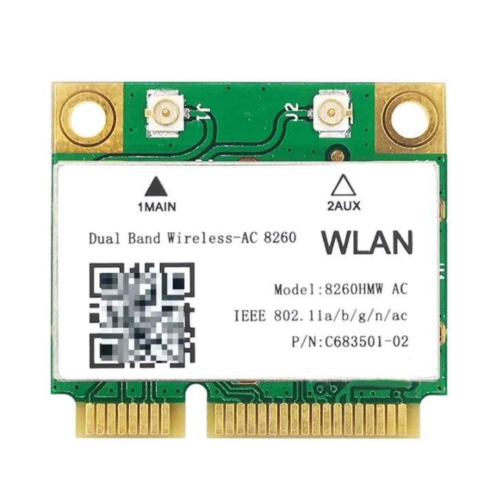 เวอร์ชั่น Wireless-AC 8260 8260HMW 8260 Dual Band มินิ Pcie การ์ด Wifi ...