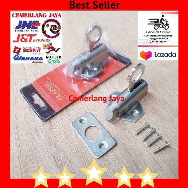 SPRING KNIFE STAINLESS STEEL CLASSIC - GRENDEL PETAK KODOK JUMBO ...